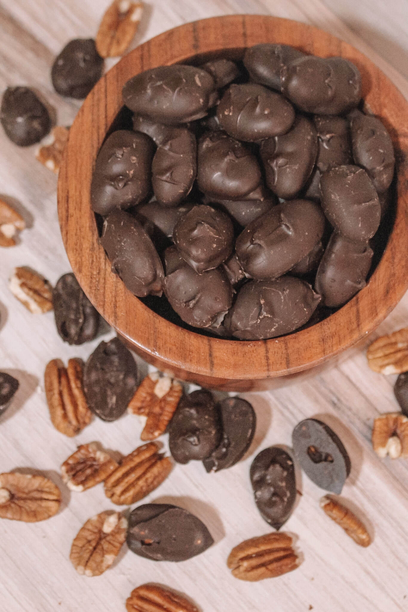 Dark Chocolate Pecans | Southern Select Candy Co.